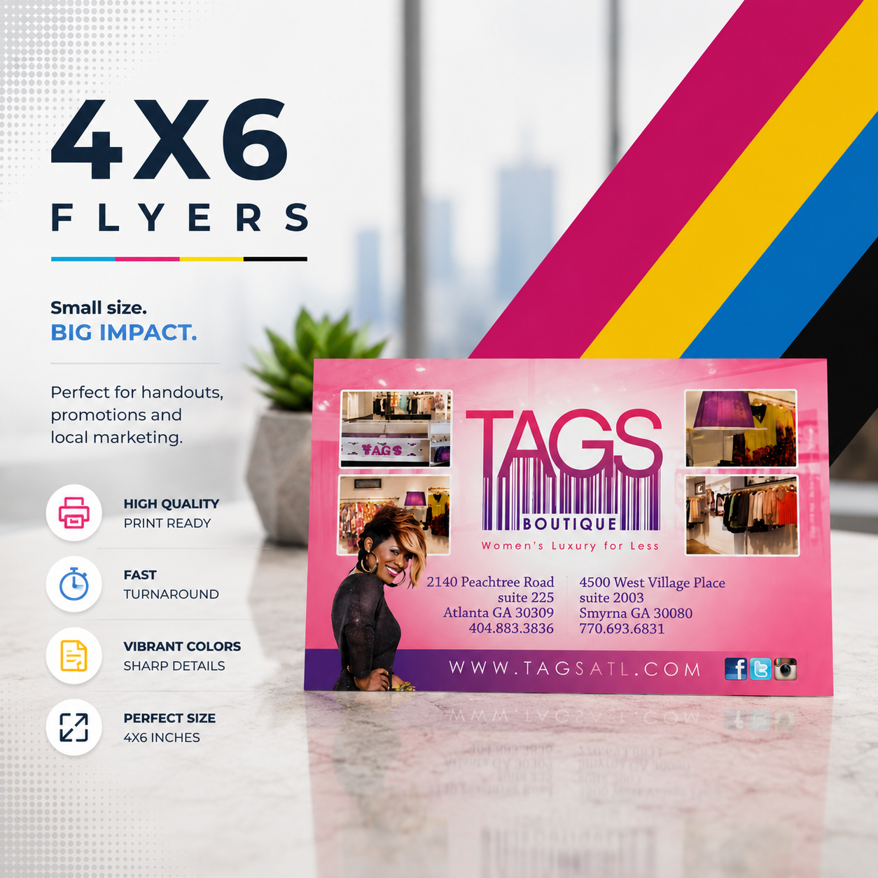 Fast Quality Printing in Atlanta - Bold, Professional Flyers